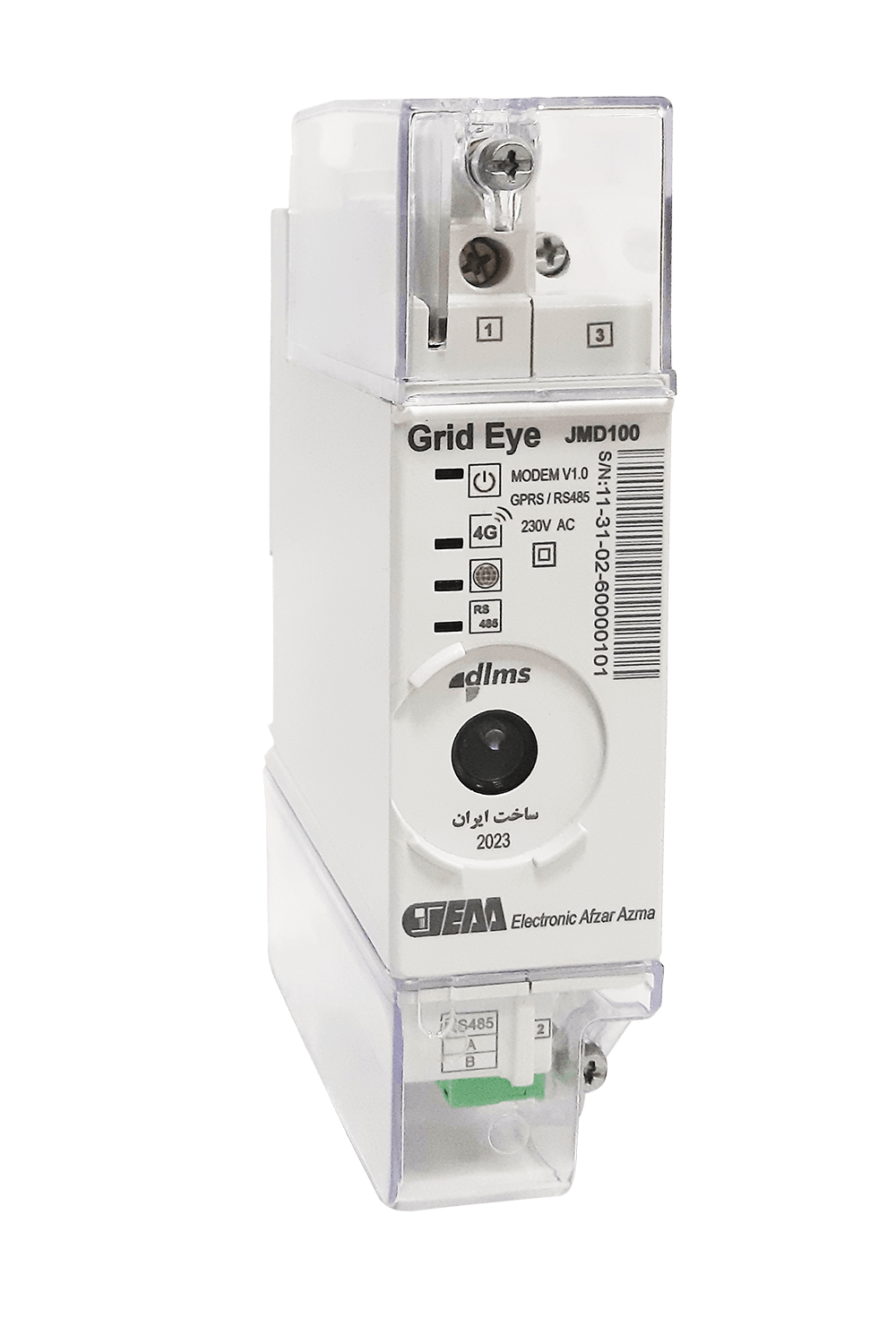 Electronic AfzarAzma | LTE/GPRS-RS485 Rail Modem Model JMD 100